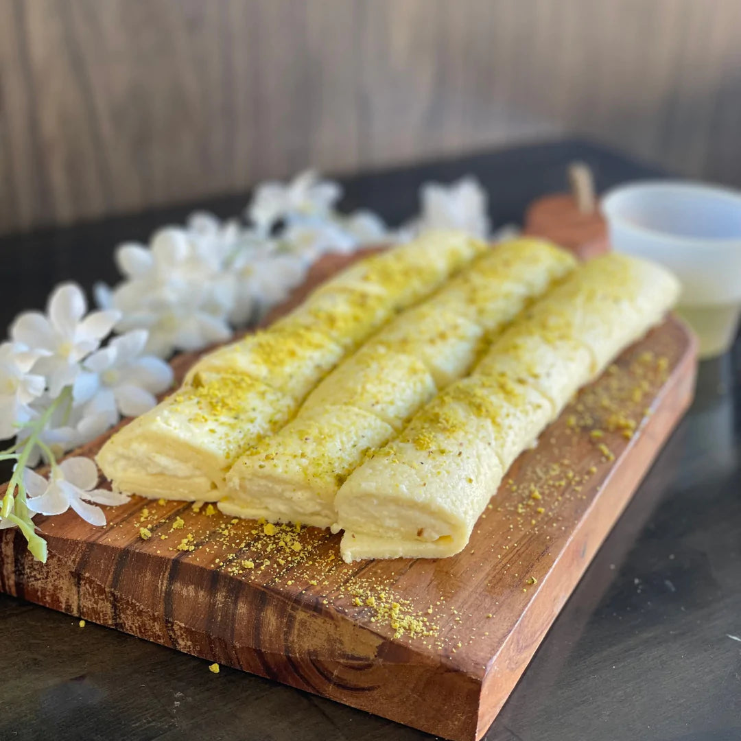 Halawet El Jebn- Sweet Cheese Rolls – Sarkis Pastry