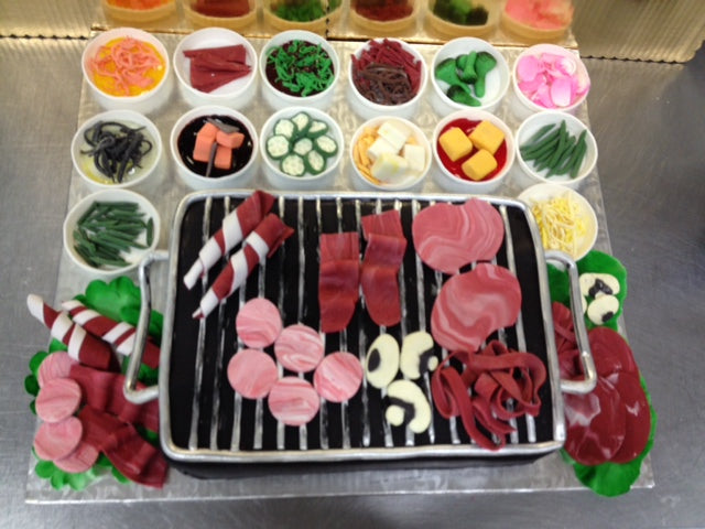 Korean BBQ Theme Cake – Sarkis Pastry